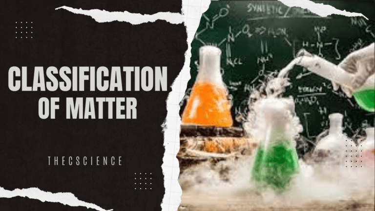 Physical and Chemical Classification of Matter - TheCScience